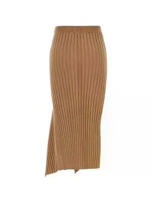 Stella McCartney Asymmetric Ribbed-knit Wrap Skirt