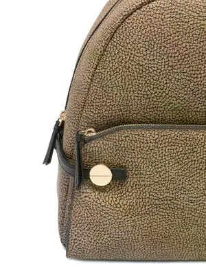 Borbonese Medium Pattern Backpack - Brown