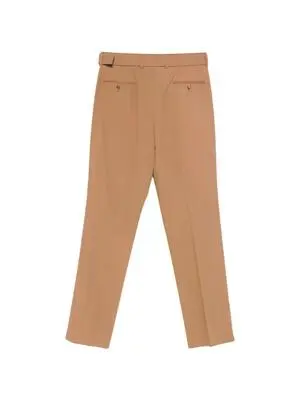 LARDINI Belted Trousers - Brown