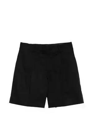 LARDINI Pleated Shorts - Black