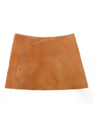 Claudie Pierlot Suede Mini Skirt