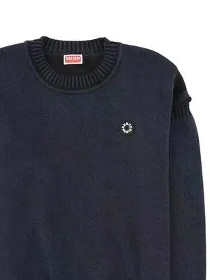 Kenzo Panelled Round-neck Sweater