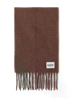 Claudie Pierlot Fringed Scarf - Brown