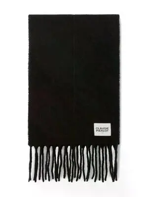 Claudie Pierlot Fringed Scarf - Black
