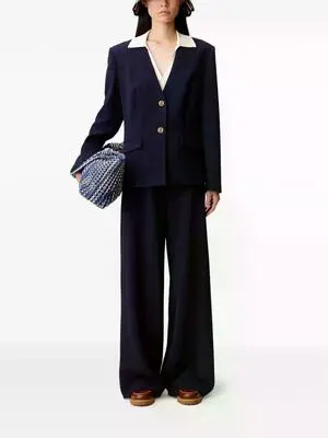 Claudie Pierlot Anchor Button Blazer