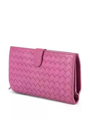 Bottega Veneta Intrecciato Wallet - Pink