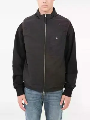 Stone Island Zip Up Vests For Men