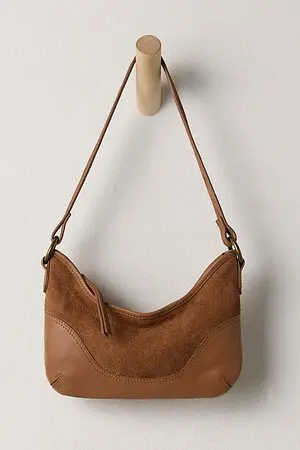 Free People Sindy Leather Shoulder Bag - Cognac