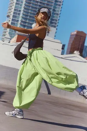 Free People On The Pulse Balloon Pants - Whipped Lime