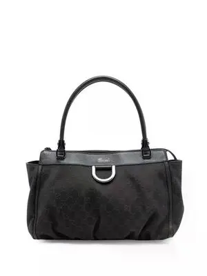 Gucci Gg Canvas Abbey D-ring Tote Bag - Brown