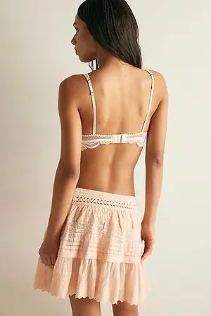 Free People Intimately Play Nice Half Slip - Spring Blush