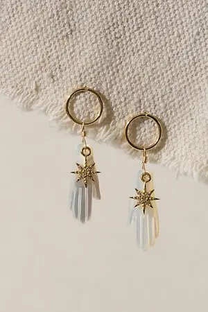 KOZAKH Astra Drop Earrings - Gold