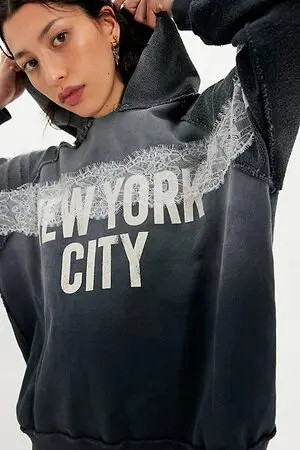 TRICIA FIX Nyc Lace Hoodie