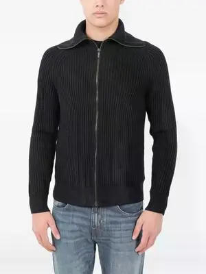 Zanone Ribbed Cardigans For Men