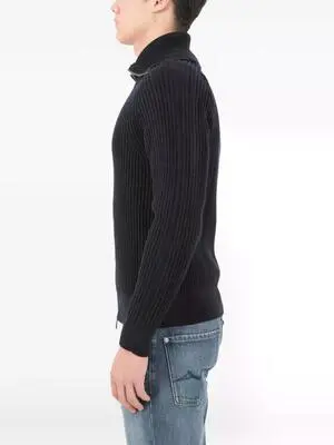 ZANONE Funnel-neck Zip-up Cardigan