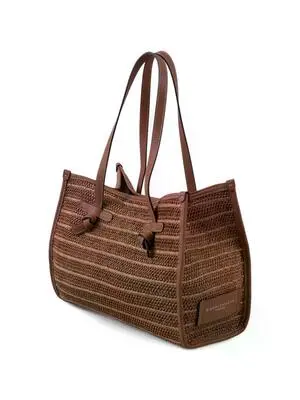 GIANNI CHIARINI Marcella Raffia Tote Bag