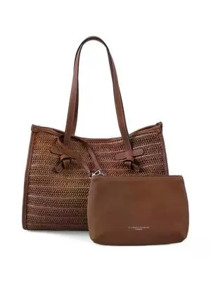 GIANNI CHIARINI Marcella Raffia Tote Bag