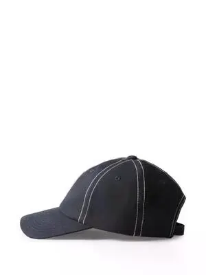 Claudie Pierlot Logo-embroidered Topstitched Cap - Blue
