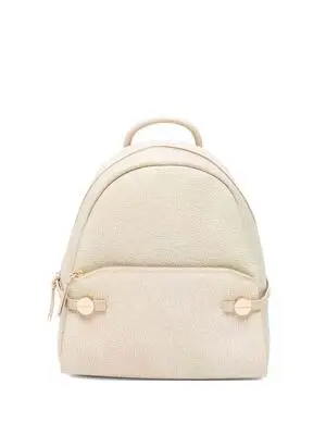Borbonese Medium Top-handle Backpack - Neutrals