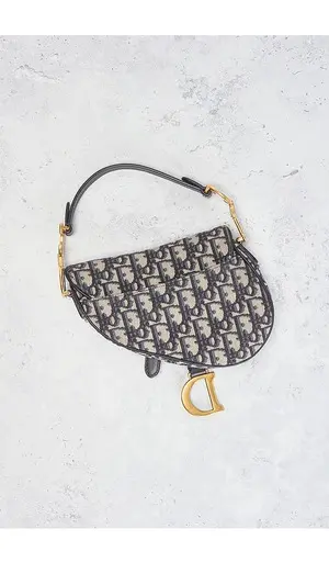 FWRD RENEW Dior Trotter Oblique Saddle Bag