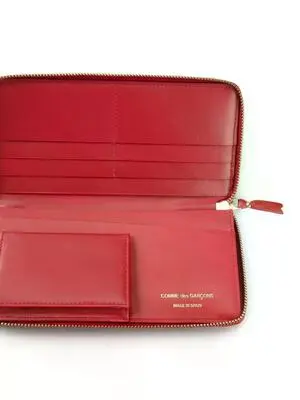 Comme Des Garçons Polka-dot Long Wallet - Red