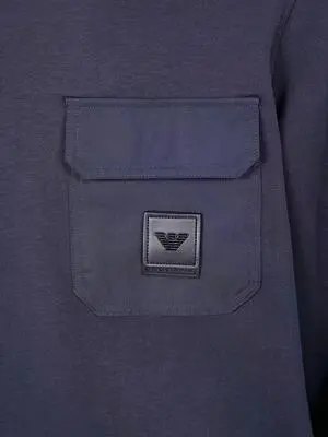 Emporio Armani Cotton Patch-pocket Sweatshirt