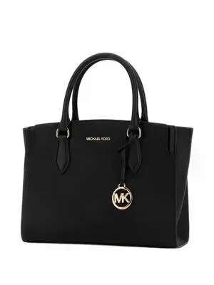 Michael Kors Satchel Bag With Logo Charm