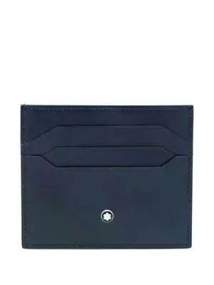 Montblanc Leather Card Holder - Blue