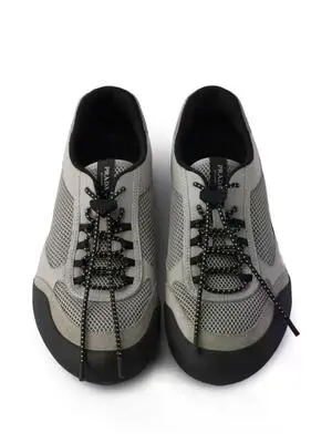 Prada Speedrock Mesh Panel Sneakers - Grey