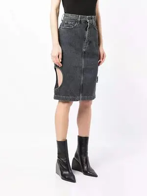 Off-White Denim Pencil Skirt