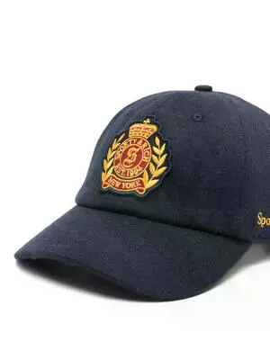 SPORTY & RICH Ny Logo-patch Baseball Cap