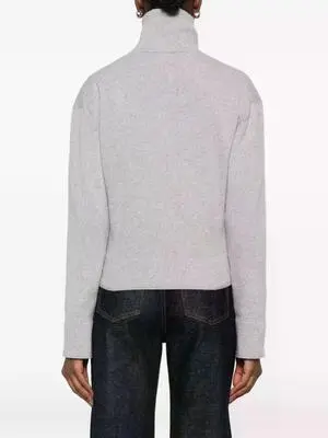 Victoria Beckham Half-zip High Neck Sweater