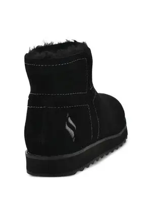 Sketchers Logo Embroidered Ankle Boots