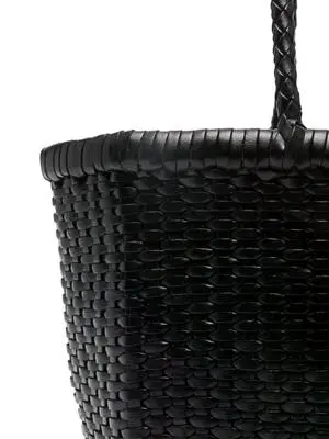 Dragon Diffusion Braided-handle Tote Bag - Black