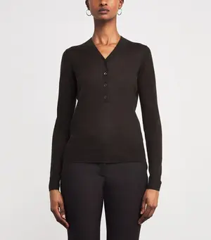 JOSEPH Cashair Gillies Henley Sweater