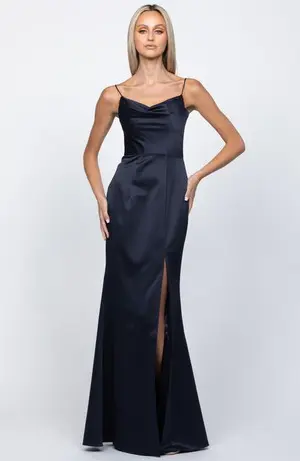 Bariano Plain Evening Dresses