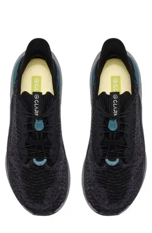 Clarks Pace Rise Athletic Sneakers - Black Multi