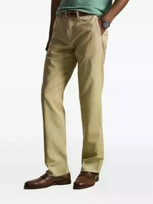 Polo Ralph Lauren Embroidered Chino Trousers - Neutrals