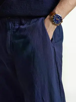 Polo Ralph Lauren Embroidered-logo Trousers - Blue