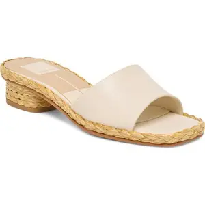 Dolce Vita Dixi Suede Slide Sandal - Bone Leather