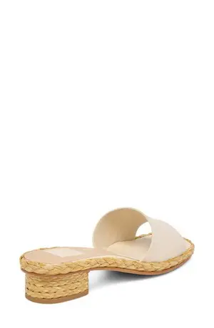 Dolce Vita Dixi Suede Slide Sandal - Bone Leather