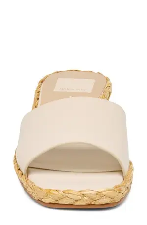 Dolce Vita Dixi Suede Slide Sandal - Bone Leather
