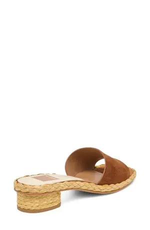 Dolce Vita Dixi Suede Slide Sandal - Brown Suede