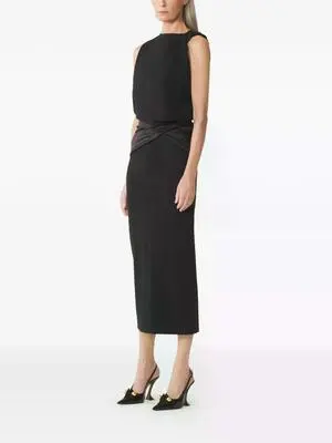 LANVIN Open-back Midi Dress - Black
