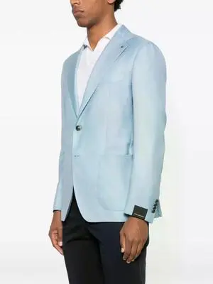 Tagliatore Single-breasted Blazer - Blue