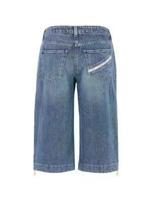 Elisabetta Franchi Denim Zip Shorts