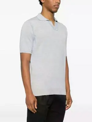 LARDINI V-neck T-shirt - Blue