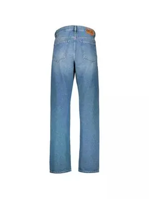 DIESEL® Faded Straight Leg Jeans