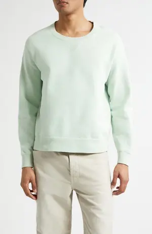 Visvim Jumbo French Terry Sweatshirt - Light Green