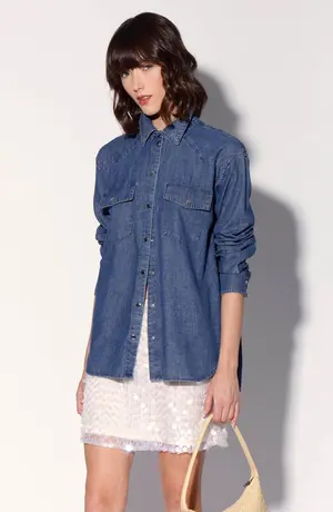 Walter Baker Becky Button-up Top